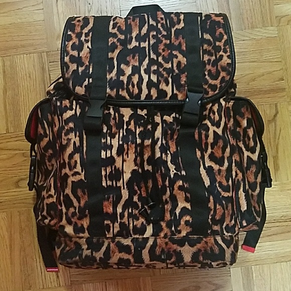 Sprayground | Bags | Leopard Print Backpack | Poshmark